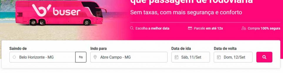 Buser tem passagens rodoviárias gratuitas para setembro